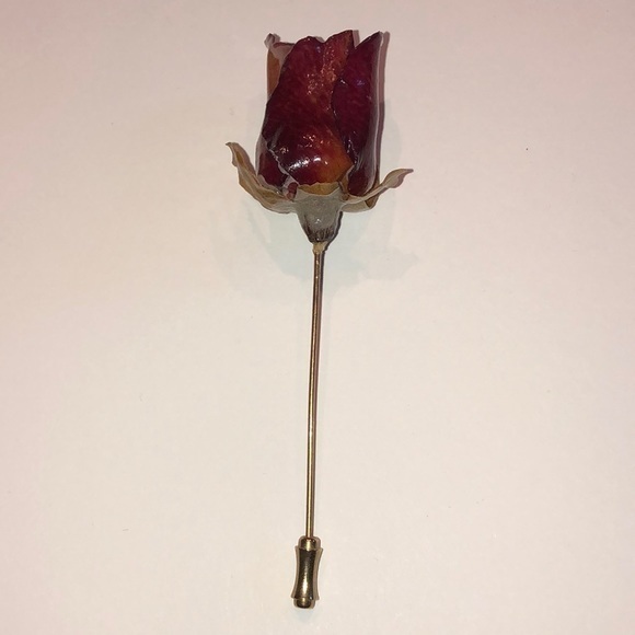 Vintage | Jewelry | Vintage Rose Gold Tone Straight Stick Pin Brooch ...